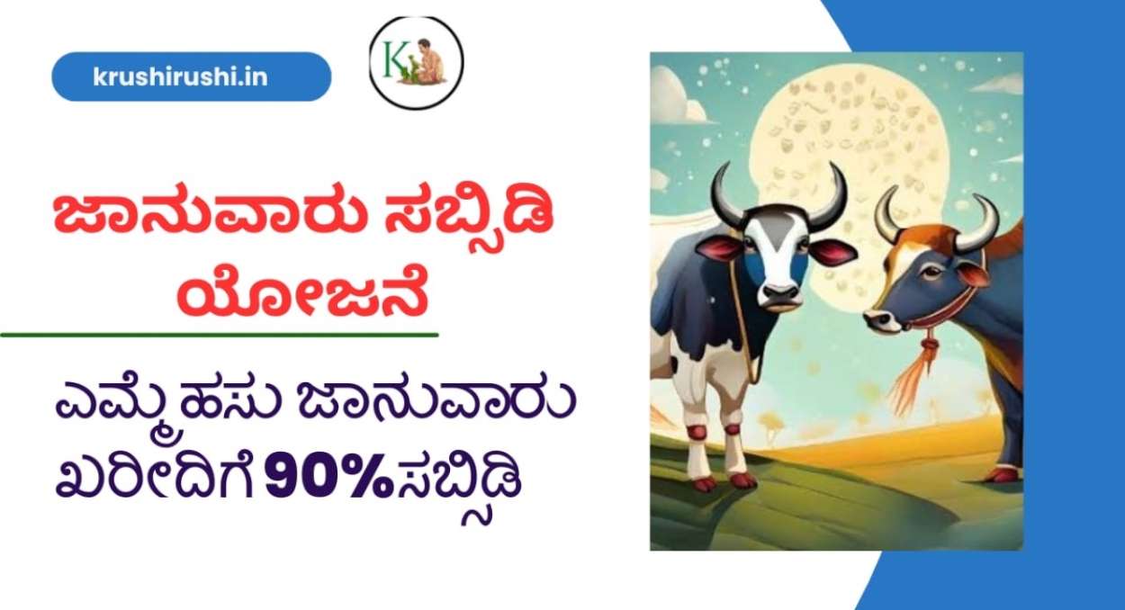 ಜಾನುವಾರು ಸಬ್ಸಿಡಿ ಯೋಜನೆಯಡಿ ಹಸು ಎಮ್ಮೆ ಖರೀದಿಗೆ 90% ಸಬ್ಸಿಡಿ-Dairy farming ...
